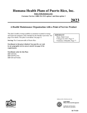 Fillable Online Humana Health Plans of Puerto Rico, Inc. Fax Email ...