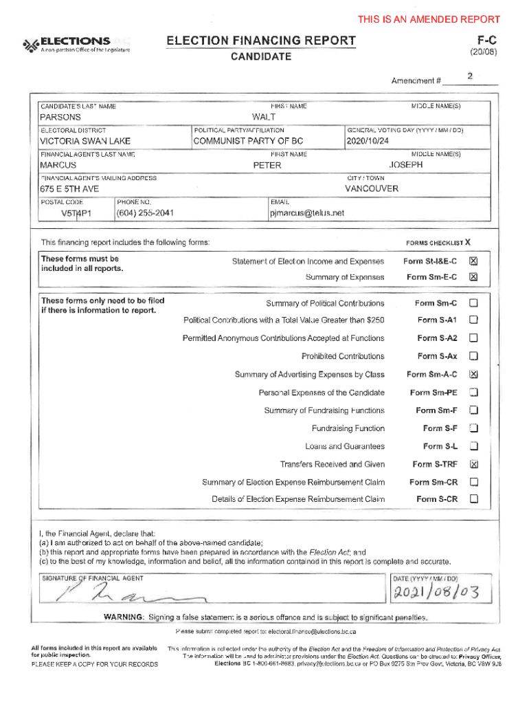 Fillable Online Form 2: New or Amended - Online Webforms Fax Email Print - pdfFiller