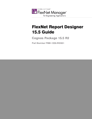 Fillable Online Report Designer for FlexNet Manager Suite Fax Email ...