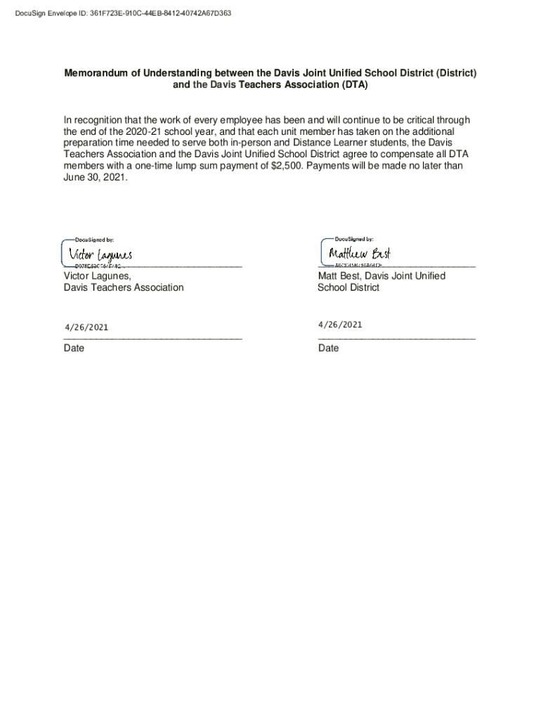 Fillable Online and the Davis Teachers Association (DTA) Fax Email ...