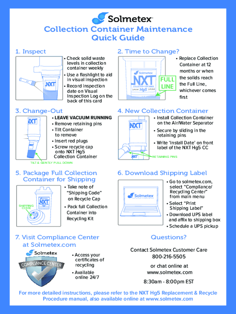 Fillable Online How To Ace a Hazardous Waste Container Inspection Fax ...
