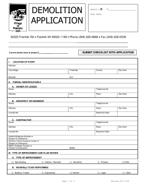 Fillable Online Applications, Permits, Licenses & Forms Fax Email Print - pdfFiller