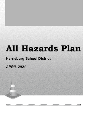 Fillable Online All Hazards Plan. Harrisburg School District Fax Email ...