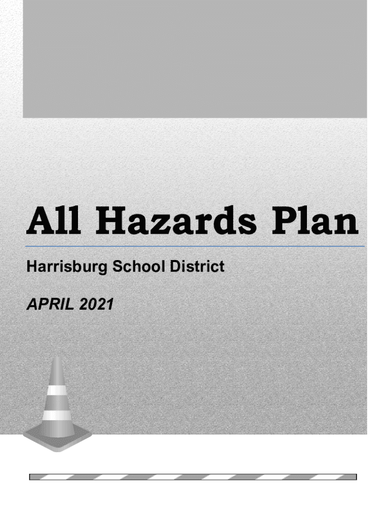 Fillable Online All Hazards Plan. Harrisburg School District Fax Email ...