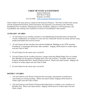 Fillable Online What Does a Chief Of Staff Do? Role Responsibilities ...