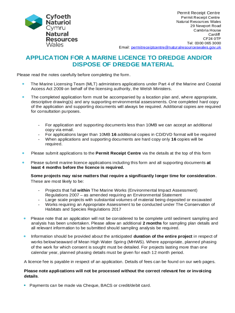 Marine Licensing: sediment analysis and sample plans Doc Template ...