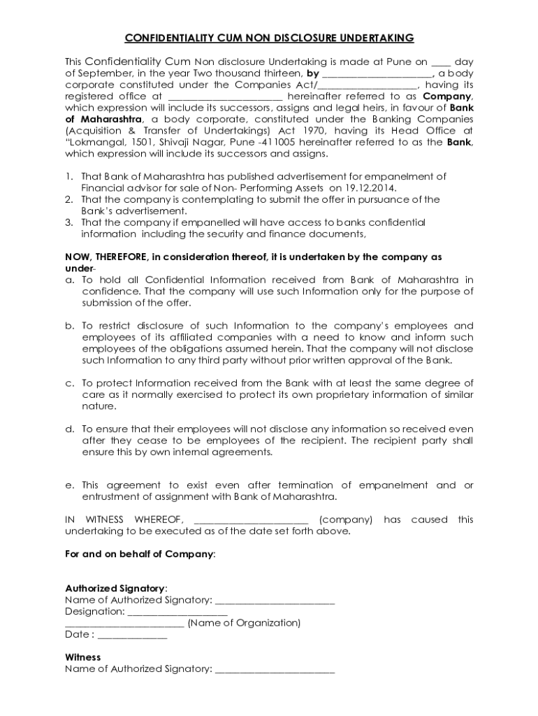 Fillable Online Employee Non Disclosure Agreement Format - WordPDF Fax ...