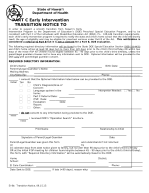 Transition Ination /Consent Doc Template | pdfFiller