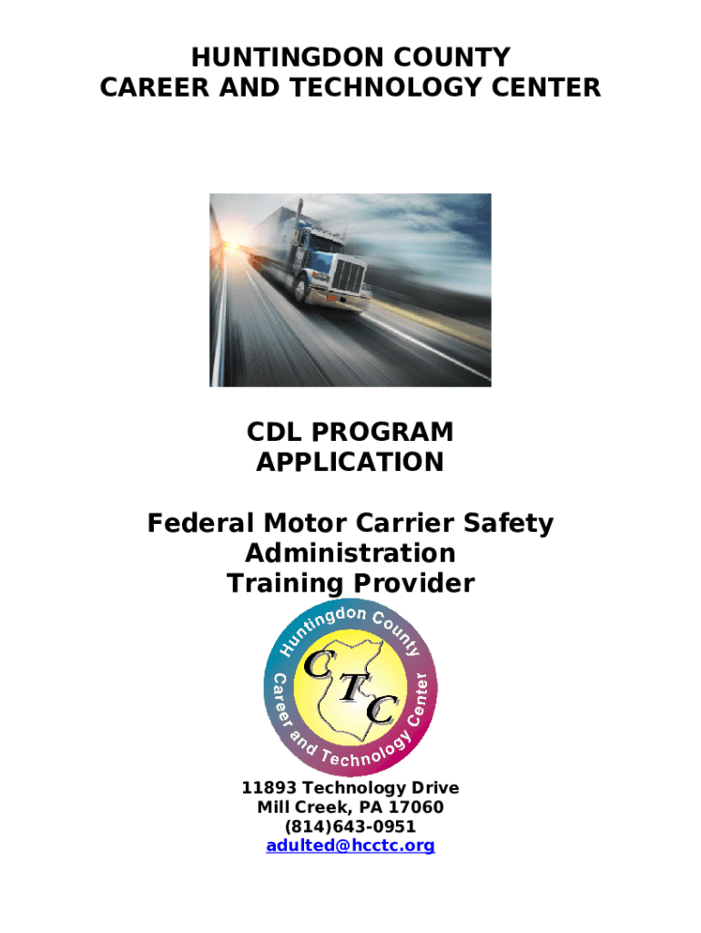 Huntingdon County Career & Technology Center / Homepage Doc Template ...