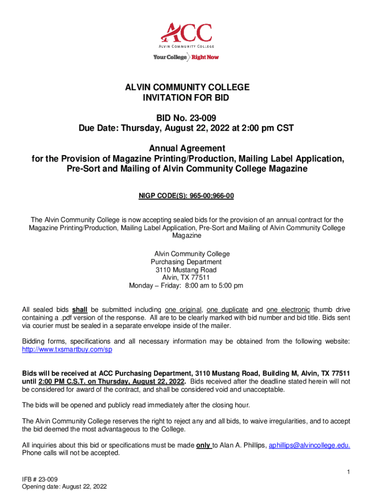 Fillable Online Invitation for Bid For District Wide Copy and Print Shop Paper Fax Email Print ...