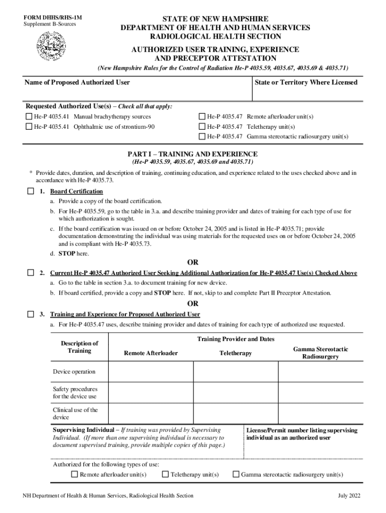 Fillable Online Form RHS-1 (License Application) - cloudfront.net Fax ...