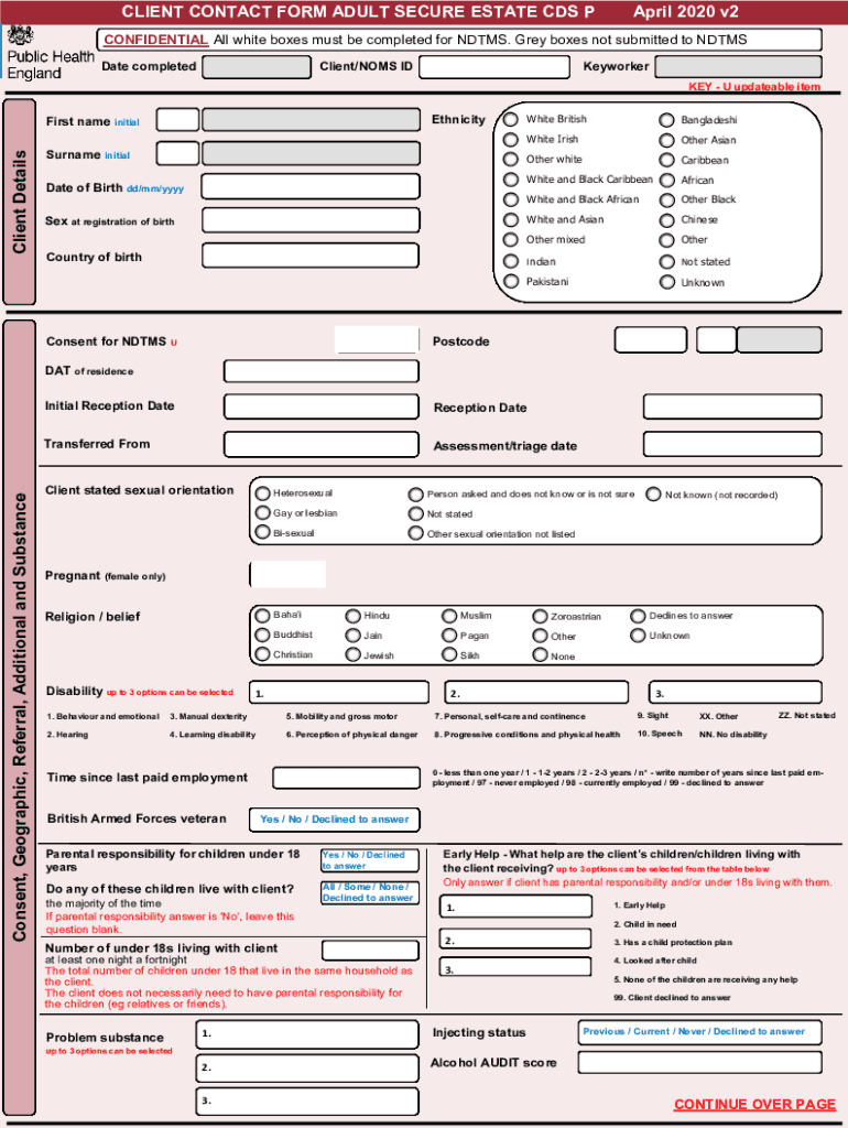 Fillable Online NDTMS - Adult drug and alcohol treatment business ...
