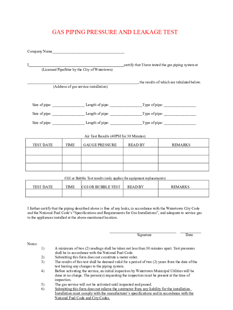 Fillable Online Inspection, Testing, and Purging Flashcards Fax Email ...