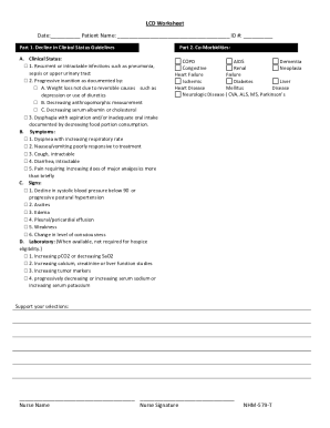 Fillable Online LCD Worksheet Fax Email Print - pdfFiller