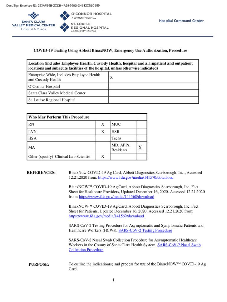 Fillable Online Navica App & BinaxNOW COVID-19 Ag test card Fax Email ...