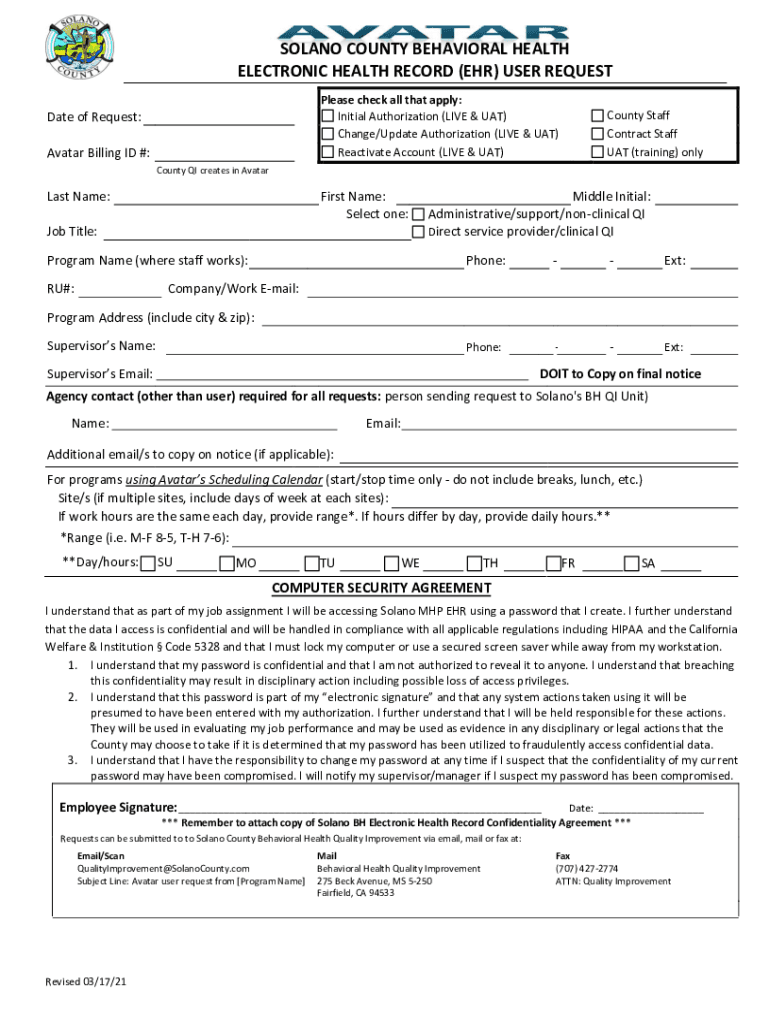 Fillable Online Electronic Health Record Implementation Project Fax ...