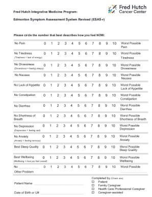 Fillable Online a simple method for the assessment of palliative care ...