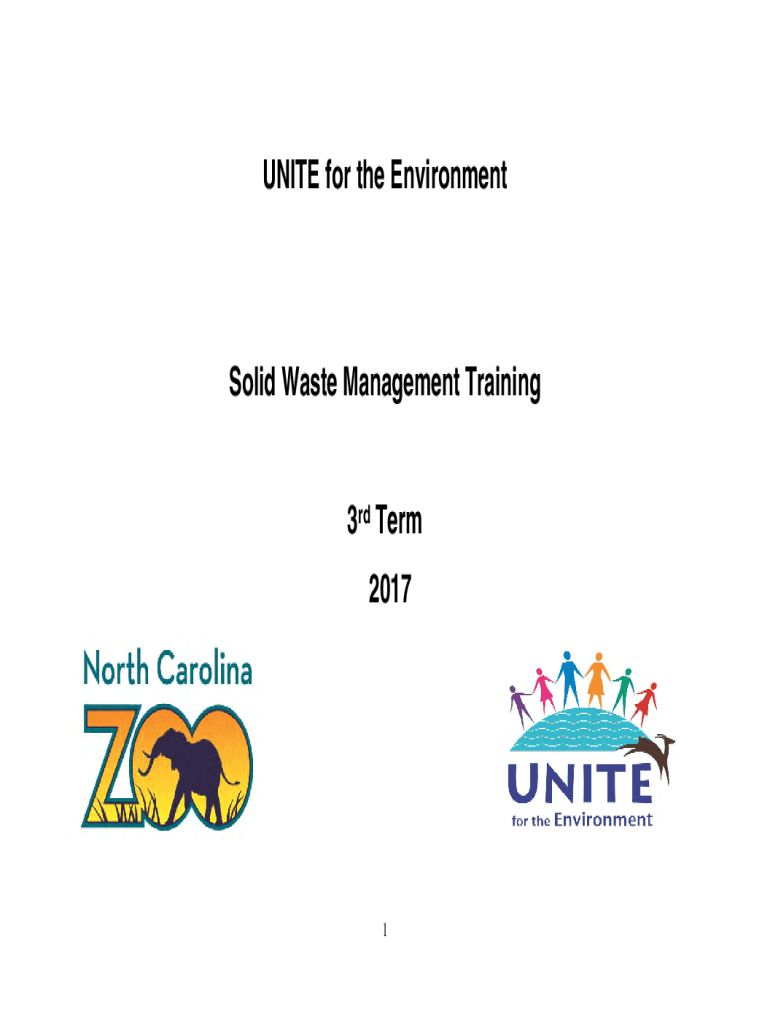 Fillable Online Solid Waste Facility Operator Training and ...