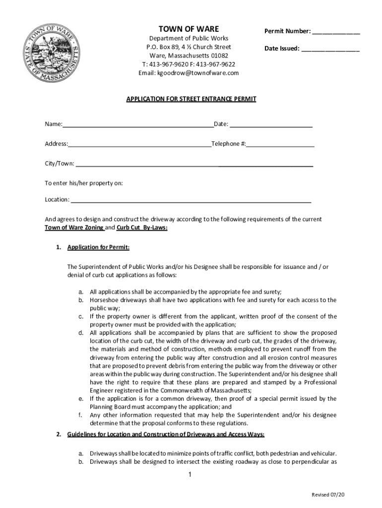 Fillable Online Downloadable Forms - Public Works Fax Email Print ...