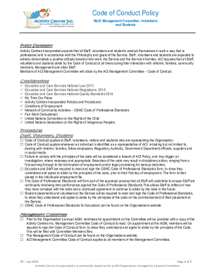 Fillable Online Child Behaviour Management Policy Fax Email Print ...