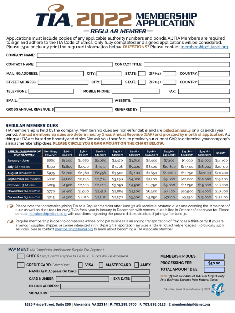 Fillable Online TIA Bond - Intro Fax Email Print - pdfFiller