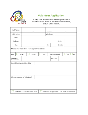Fillable Online High School Student Volunteer Program : How To Help Fax ...