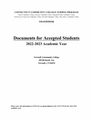 Fillable Online Nursing Information Packet Fax Email Print - pdfFiller