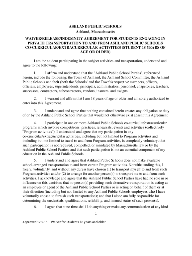 Fillable Online Ashland High School - Forms / AHS Forms Fax Email Print ...