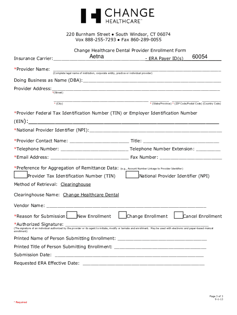 Fillable Online ERA and electronic payments and EOBs Fax Email Print - pdfFiller