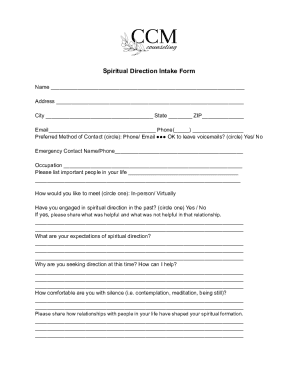 Fillable Online SD Intake Form Fax Email Print - pdfFiller