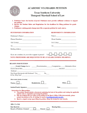 Fillable Online Thurgood Marshall School of Law Legal Studies Research ... Fax Email Print ...