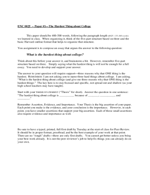 Fillable Online Rubric for the Common ENC 0025 Final Writing Exam Fax ...