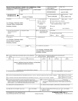 Fillable Online Embassy, Windhoek (GSO) Fax Email Print - pdfFiller