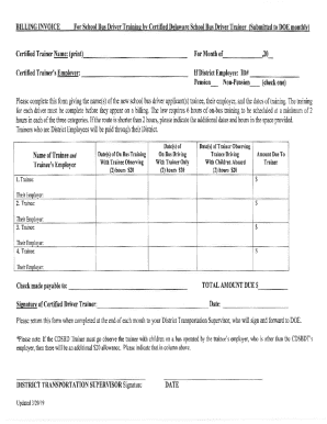 Fillable Online Bus Driver Instructor Selection Guidelines Fax Email ...