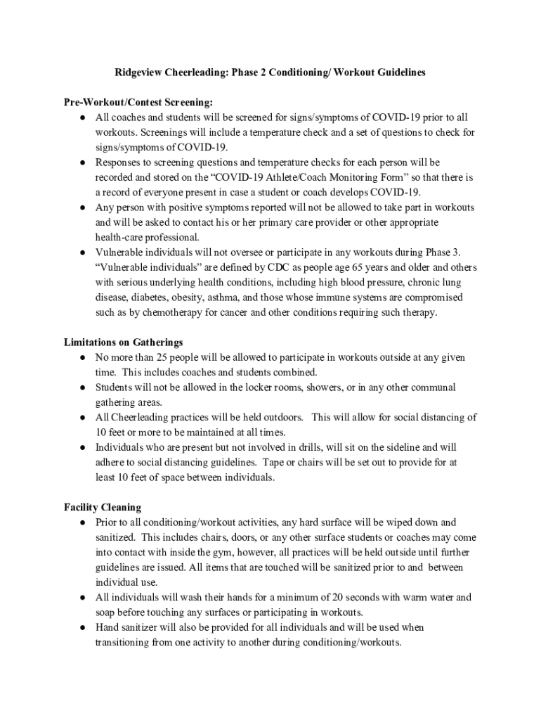 Fillable Online Chapter 2: Exercise Pre-participation Health Screening ...