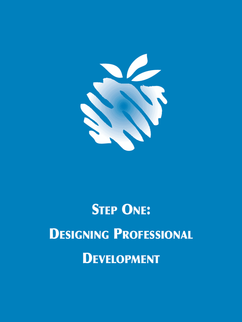 Fillable Online A Guide to Designing Effective Professional Development ...