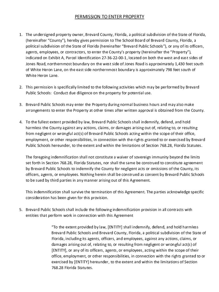 Fillable Online PERMISSION TO ENTER PROPERTY 9-23-22 Fax Email Print ...