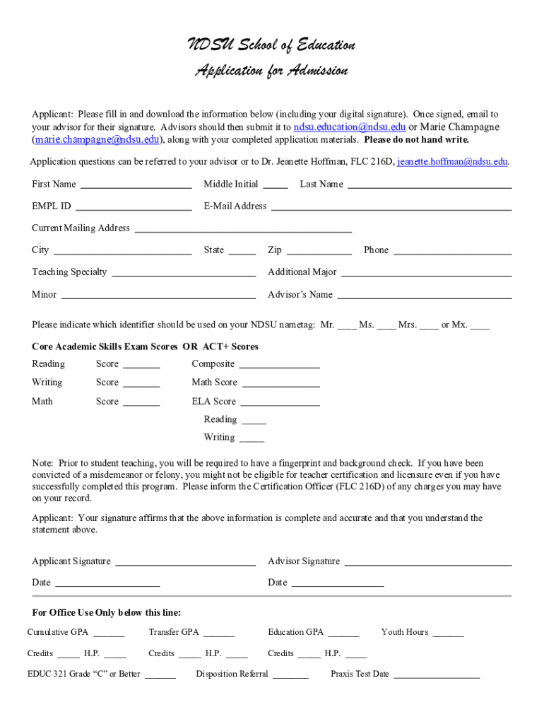 Fillable Online SOE Application Sp21 Fax Email Print - pdfFiller