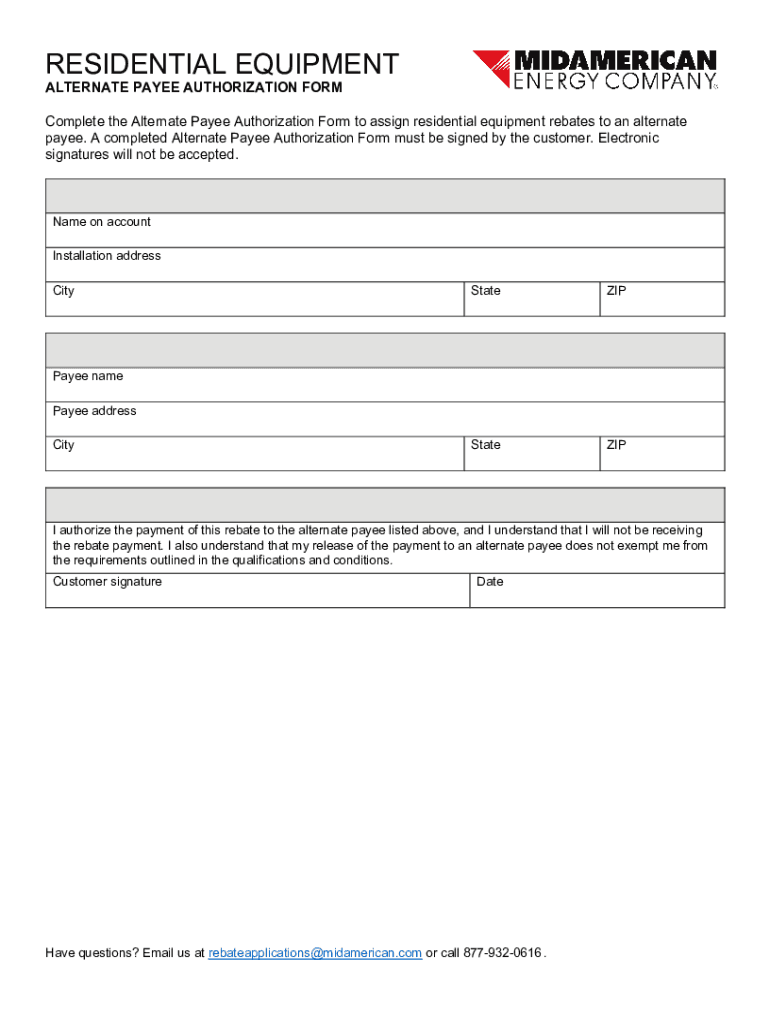 Fillable Online Alternate Payee Authorization Form Fax Email Print - pdfFiller