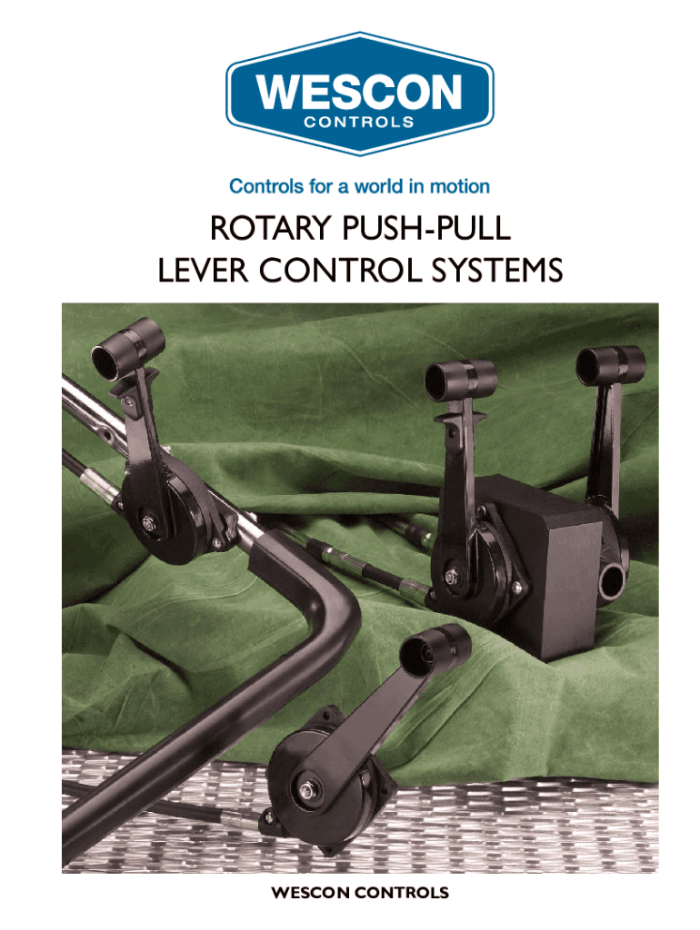 Fillable Online Rotary Push-Pull Lever Control Systems Fax Email Print ...