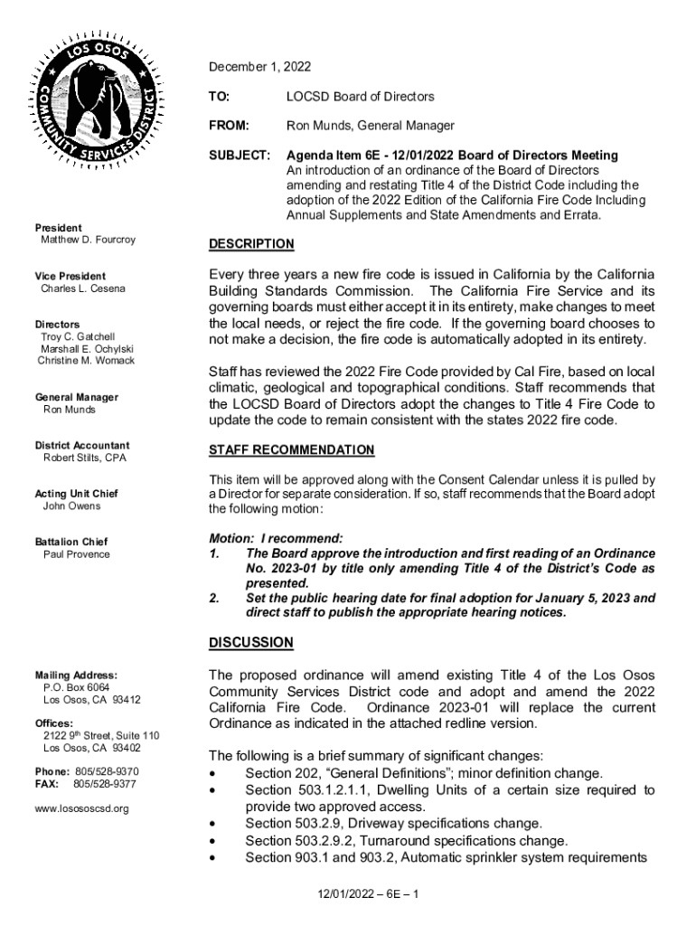 Fillable Online Every three years a new fire code is issued in ...