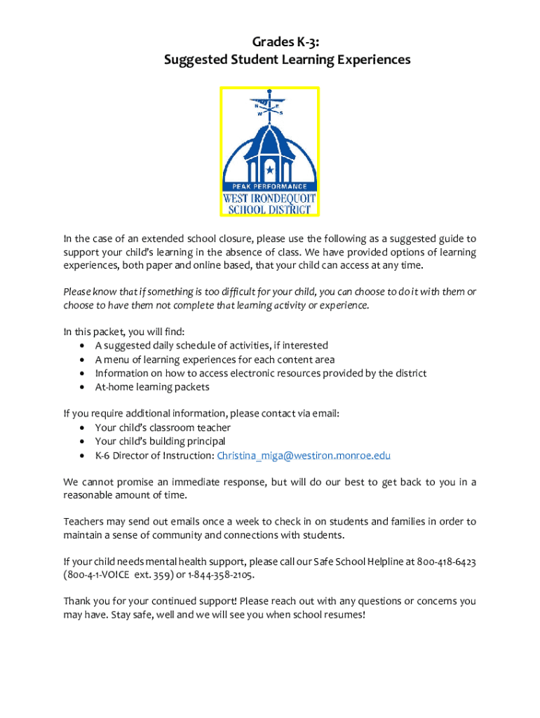 Fillable Online Summer Rising Grades K-8 - NYC DoE Fax Email Print ...