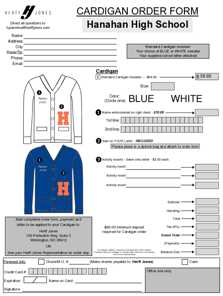 Fillable Online HOW TO Fill OUT YOUR ORDER FORM Fax Email Print - pdfFiller