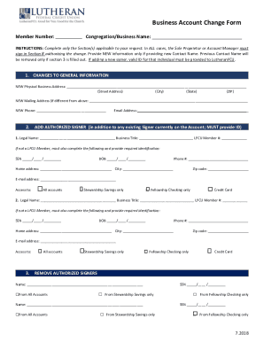 Fillable Online Add/Remove Authorized Signers Form - Business Fax Email ...