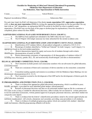 Fillable Online sde ok Directive Investigation Letter: Oklahoma State Board of ... Fax Email ...