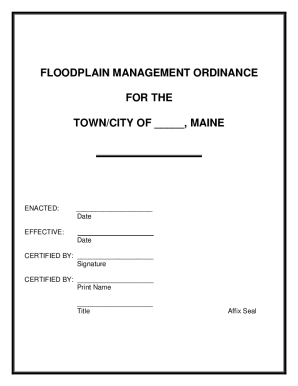 Fillable Online Floodplain Ordinances & Permit Forms Fax Email Print ...