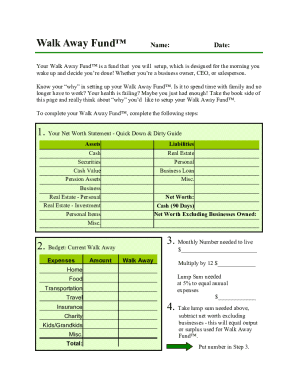 Fillable Online Funds Worksheets Fax Email Print - pdfFiller