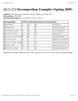 Fillable Online Decomposition Examples Fax Email Print - pdfFiller