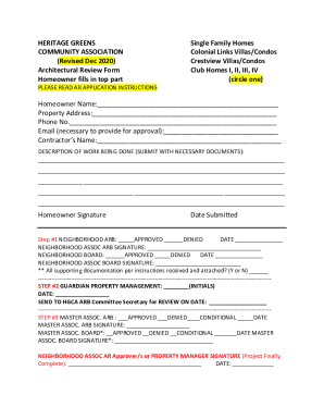 Fillable Online HOA Documents and Forms Fax Email Print - pdfFiller