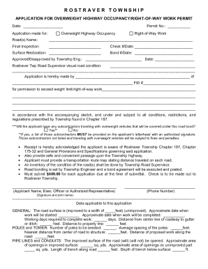 Fillable Online Permits For Over-Size Or Overweight Vehicles Fax Email ...